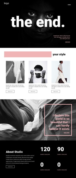 Web developer portfolio HTML Template