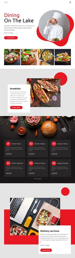 Cook your favorite food HTML Template