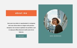 All about me Html Code Example