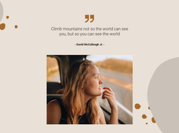 Road trip Website Template