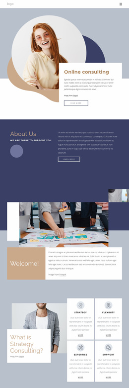 Web Developer with 8 years of experience Website Template